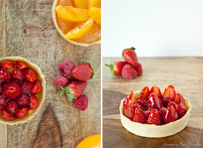 Citrus and Berry Tartlets - A Beautiful Plate