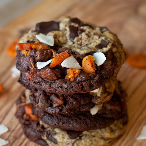 Tropical Chocolate Chunk Cookies - A Beautiful Plate