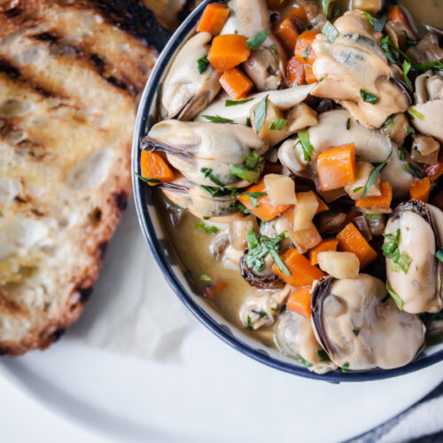 Drunken Mussels - A Beautiful Plate