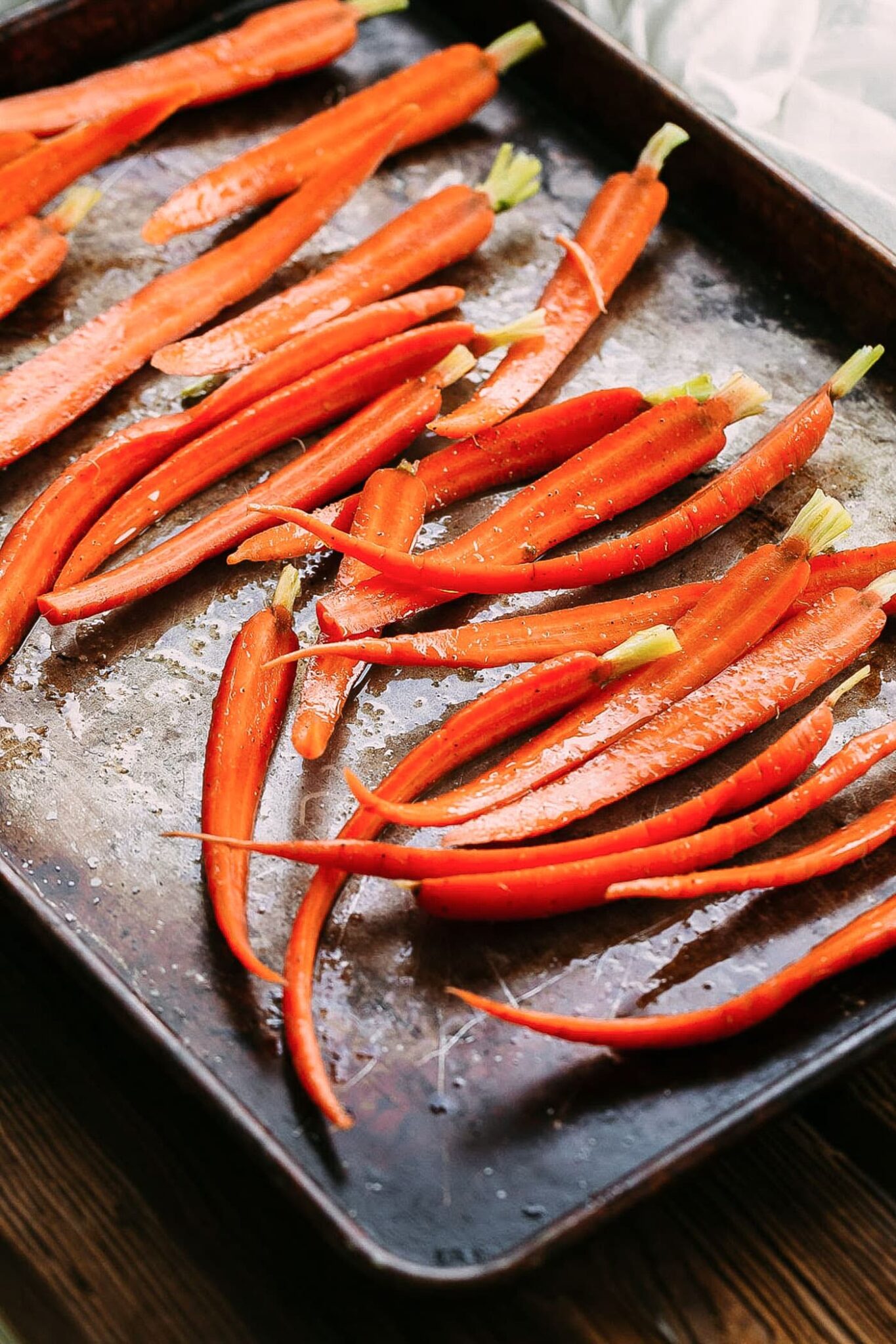 Roasted Carrots with Carrot Top Pesto - A Beautiful Plate