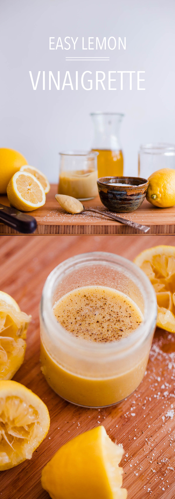 Easy Lemon Vinaigrette (+ 5 Easy Variations!) - A Beautiful Plate