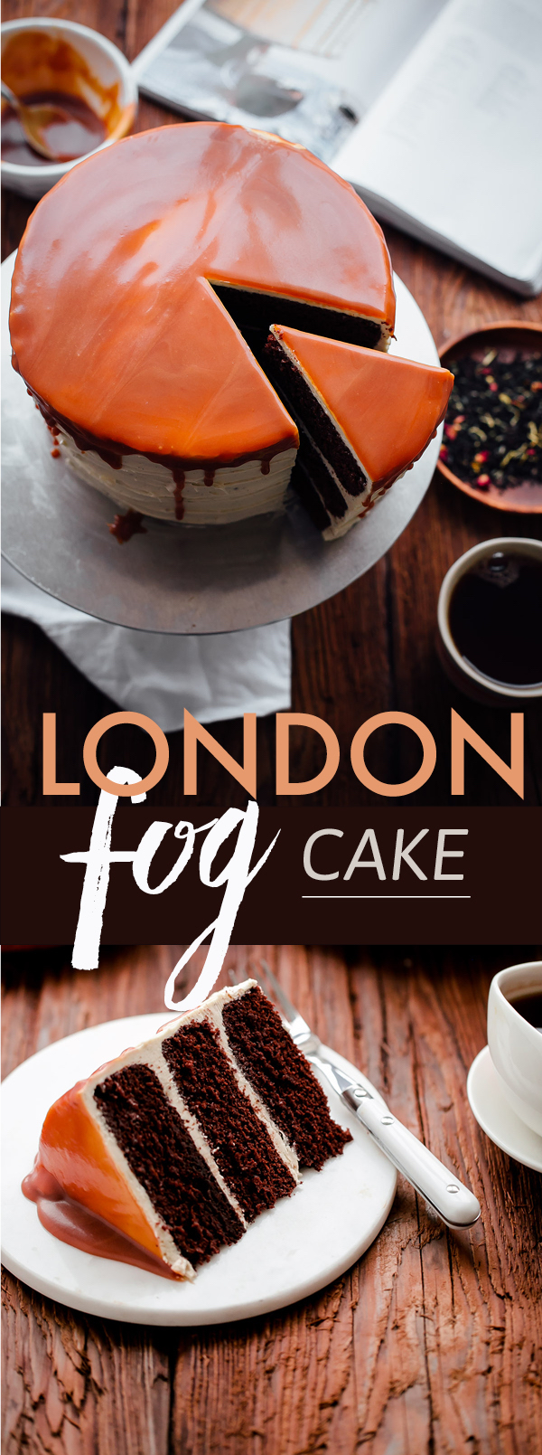 London Fog Cake with Earl Grey Buttercream - A Beautiful Plate