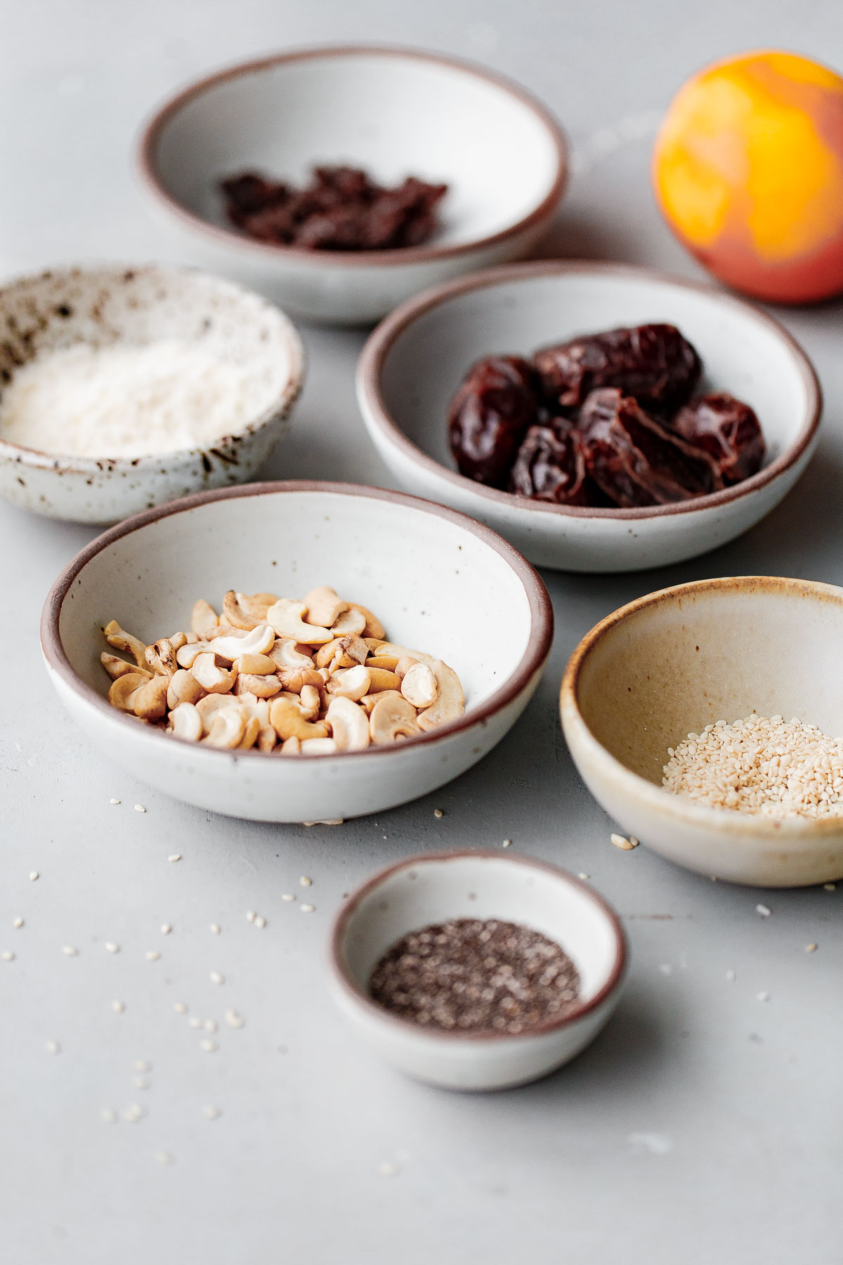 Coconut Cashew Chia Energy Bites (No Bake Energy Bites) - A Beautiful Plate
