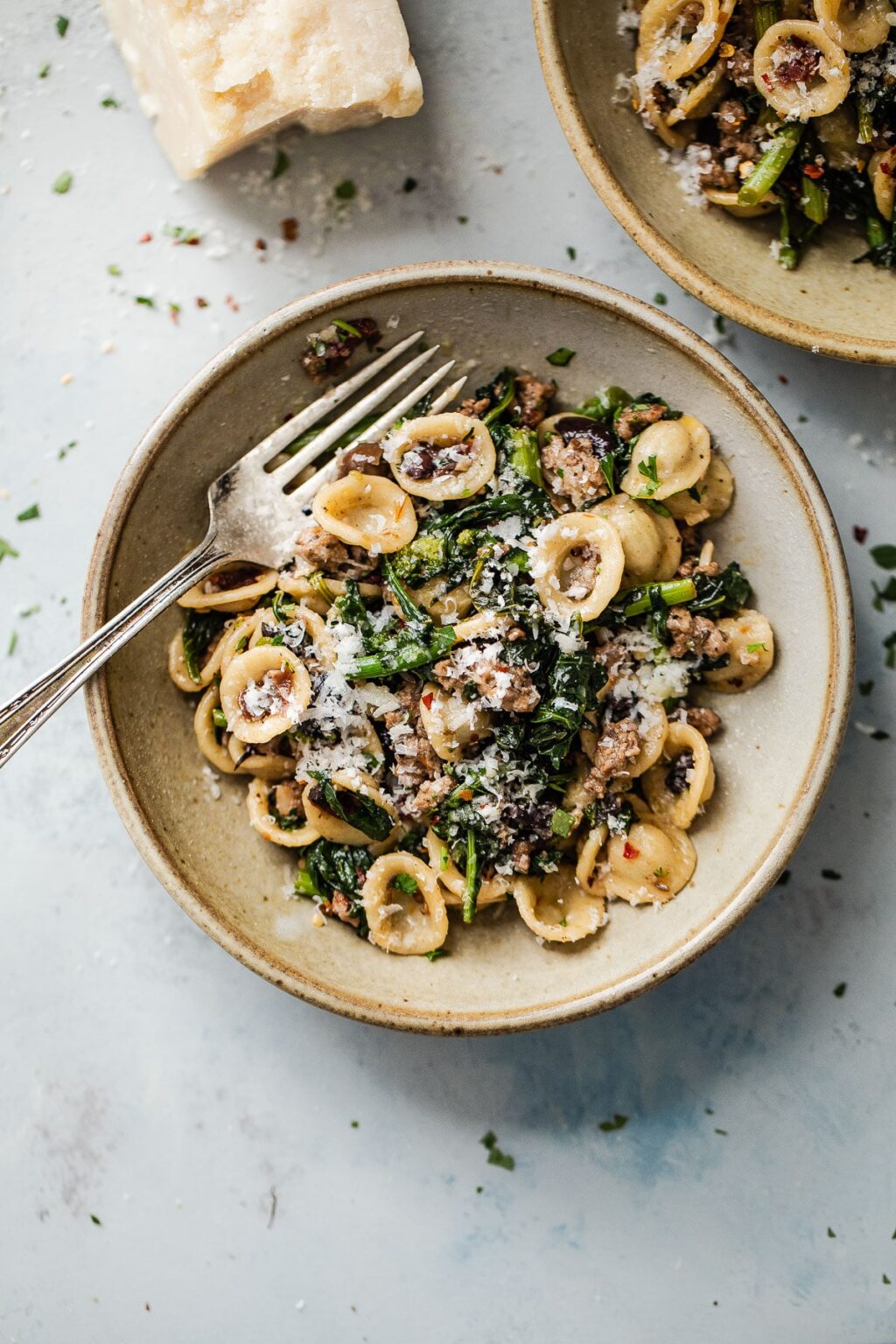Broccoli Rabe and Sausage Pasta - A Beautiful Plate