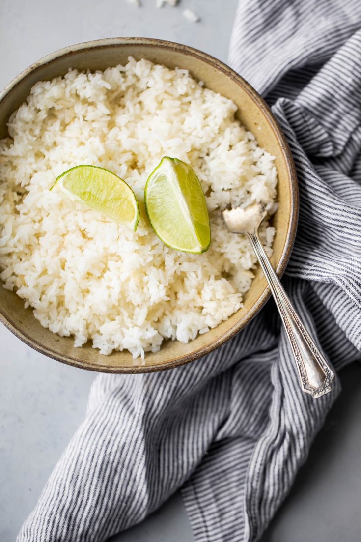 Coconut Rice Recipe (How to Make Coconut Rice) - A Beautiful Plate