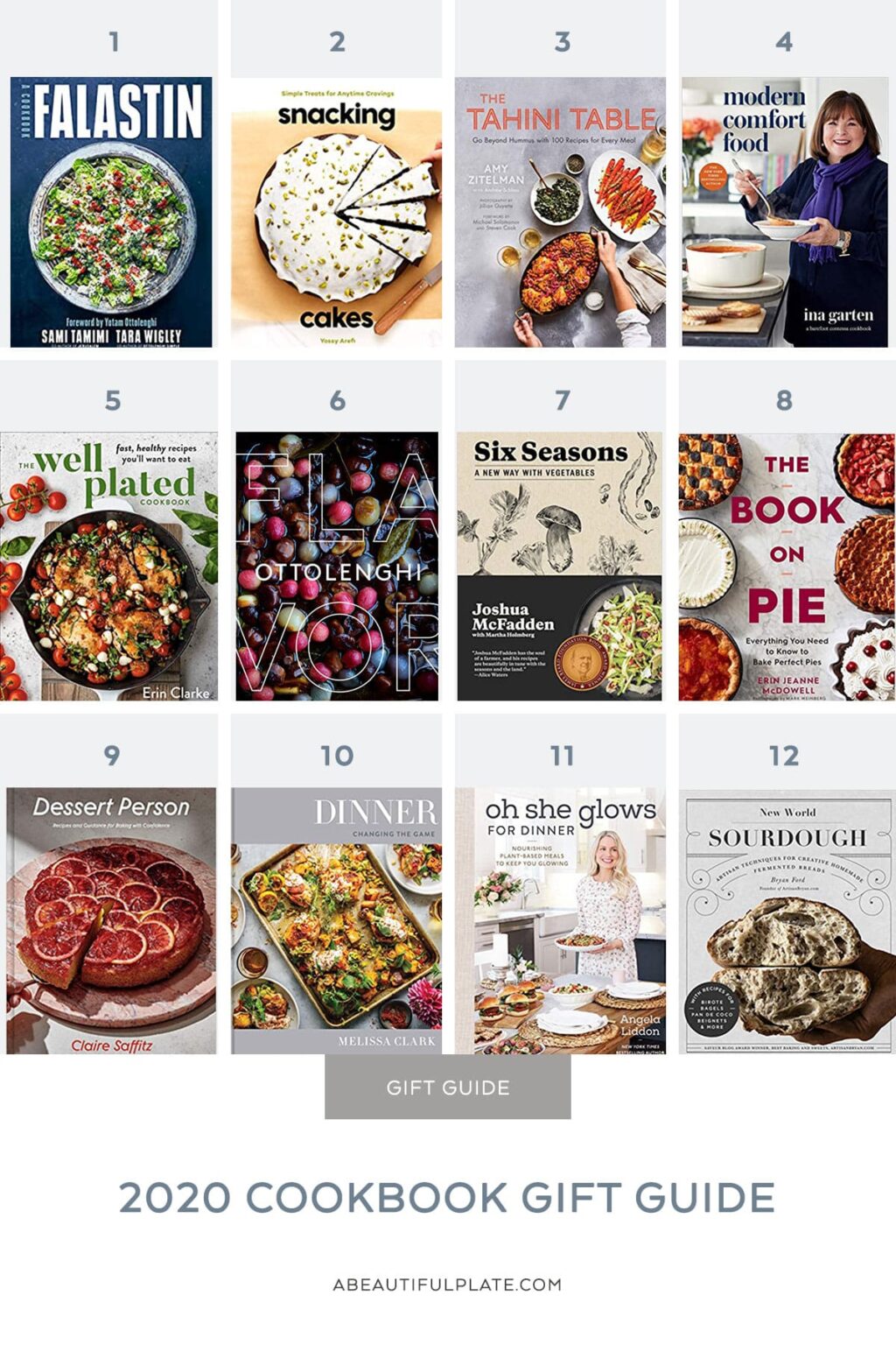 2020 Cookbook Gift Guide - A Beautiful Plate