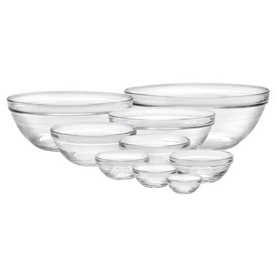 Duralex Glass Stacking Bowls - A Beautiful Plate