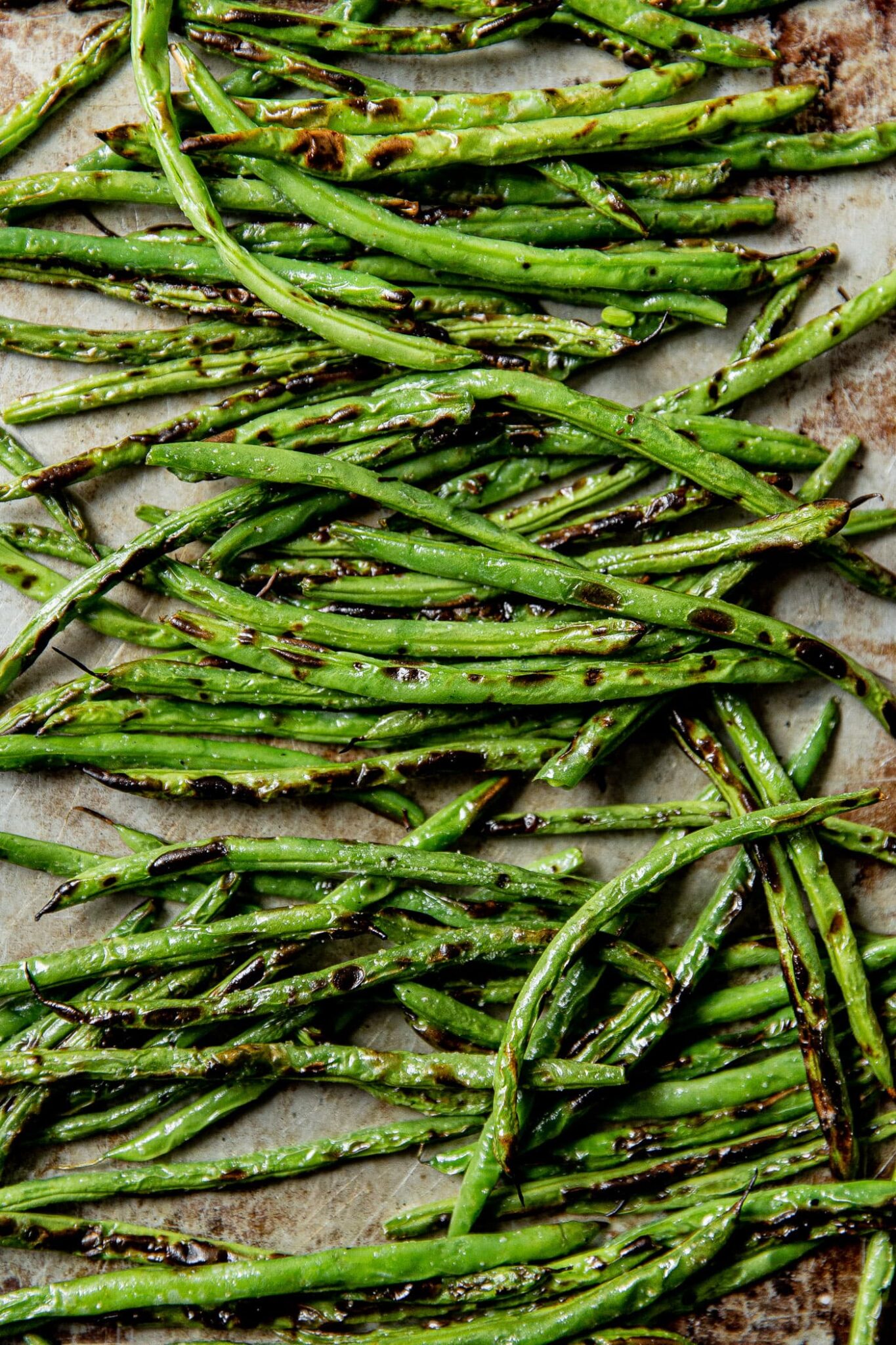 Charred Green Beans with Cilantro Vinaigrette (Grilled Green Beans) - A ...