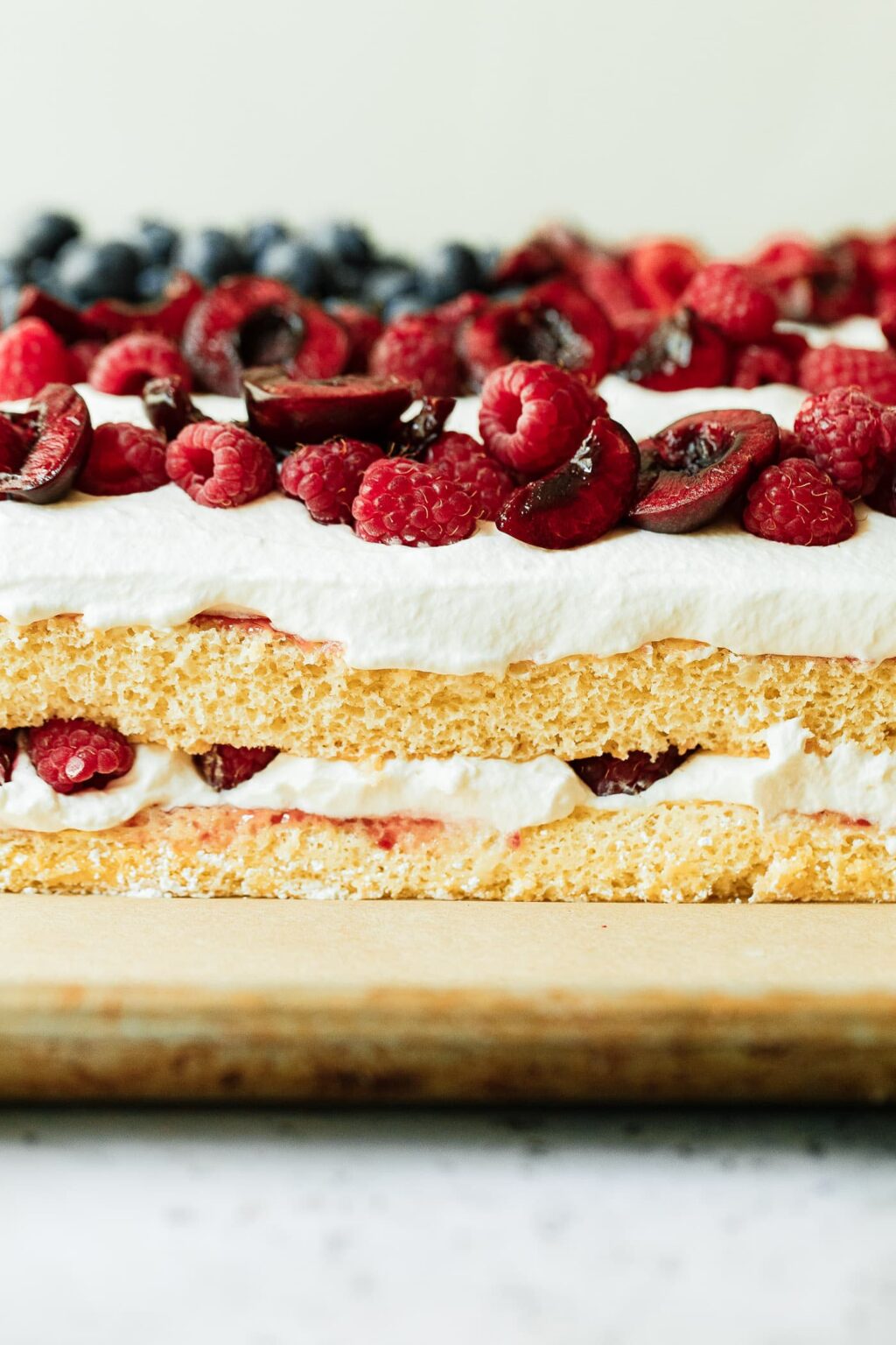 The BEST Flag Cake - A Beautiful Plate